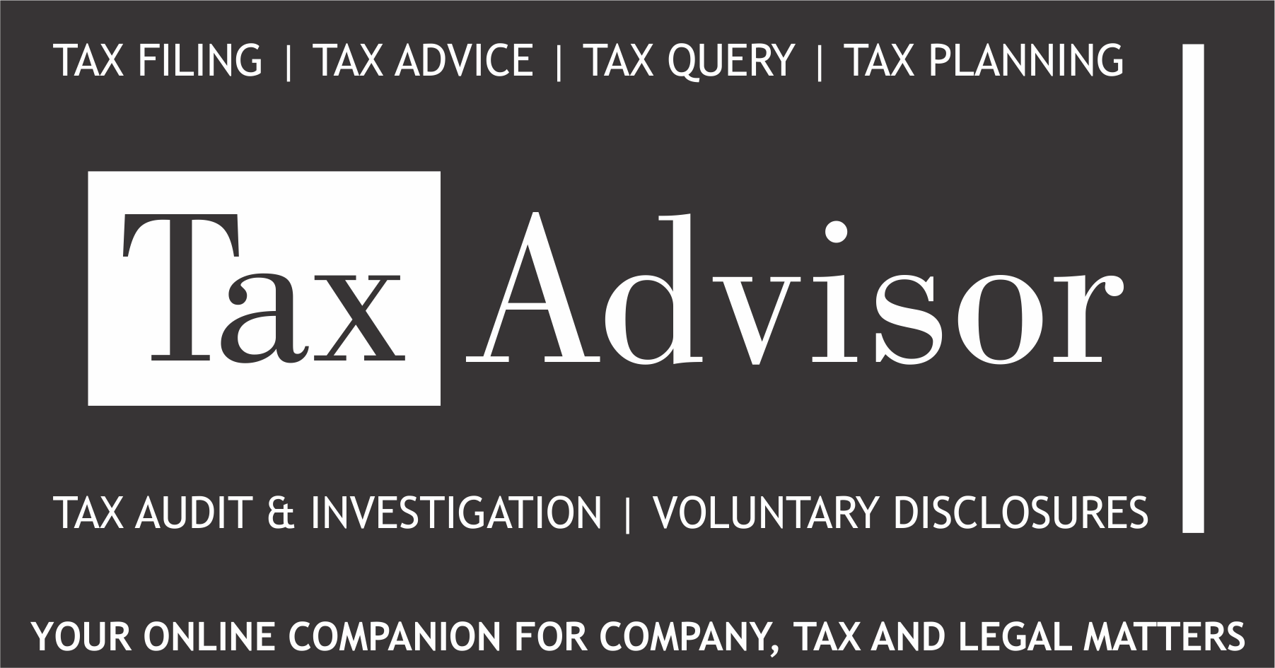 Tax Advisor Services - TAX ADVISOR